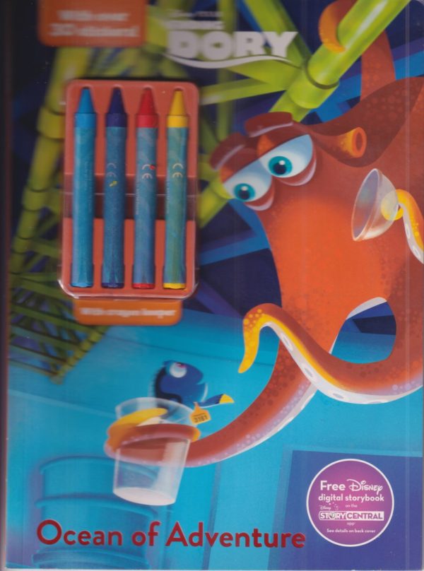 Finding Dory – Ocean Adventure – With Crayon Keeper-activity book ...