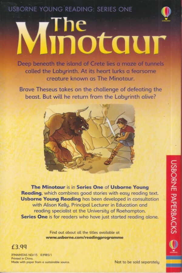 Usborne Young Reading – The Minotaur – Children's Bookshop in Sri Lanka